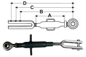 LEVELING RODS - Weaver's Compact Tractor Parts